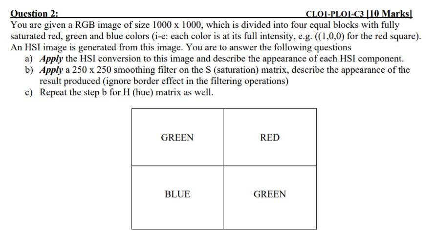 Question 2: CLOI-PL01-C3 [10 Marks You are given a | Chegg.com