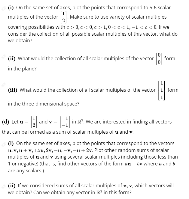 Solved (a) Given vectors v=⎣⎡1−22⎦⎤,u=⎣⎡013⎦⎤,w=⎣⎡114⎦⎤ | Chegg.com