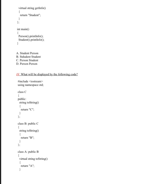Solved void displayGeometricObject(GeometricObject shape) | Chegg.com