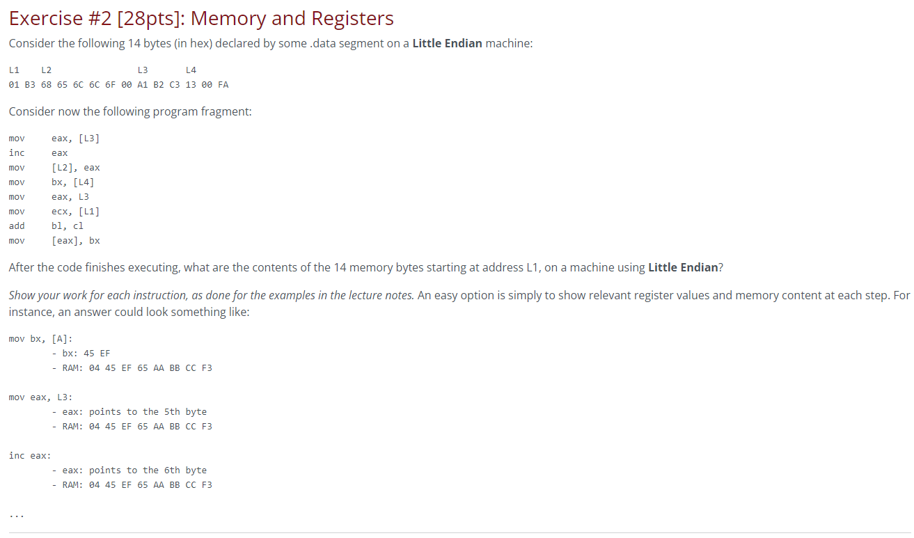 Solved Please use the format of the example at the bottom of | Chegg.com