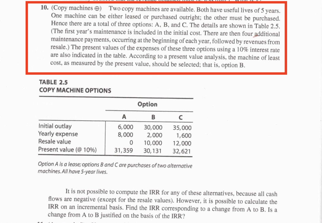 Solved 10. (Copy machines ) Two copy machines are available. | Chegg.com