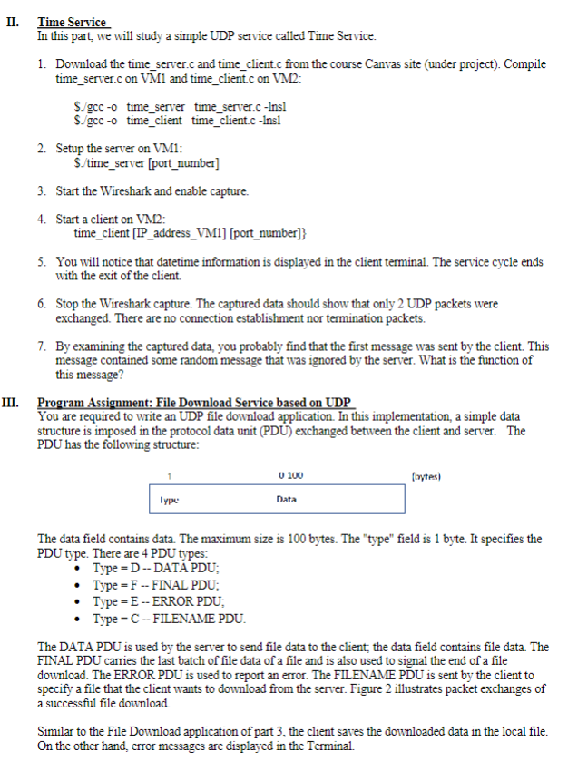 Solved this part, you will study the characteristics of UDP | Chegg.com