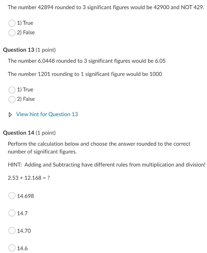 Solved The number 42894 rounded to 3 significant figures | Chegg.com