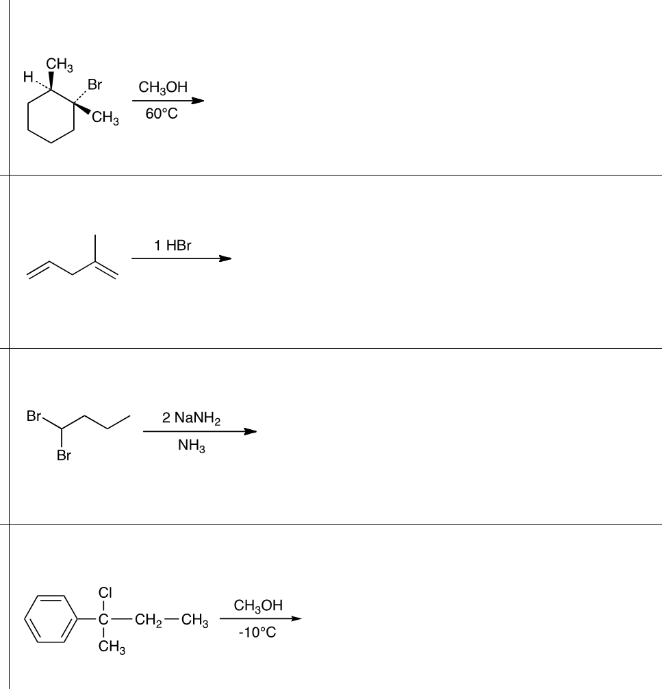 Solved CH3 H... Br CH2OH CH3 60°C 1 HBr Br 2 NaNH2 NH Br CI | Chegg.com