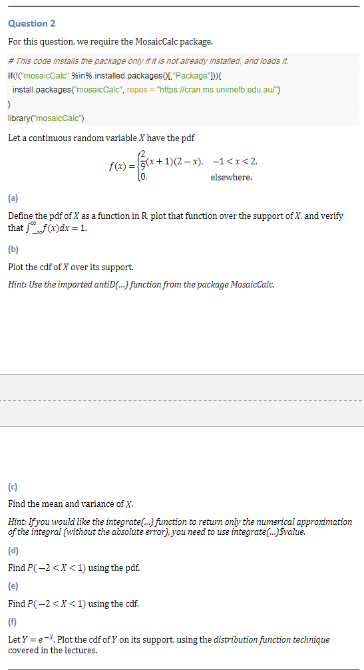 Solved The R Programming Language！！！ The R Programming | Chegg.com