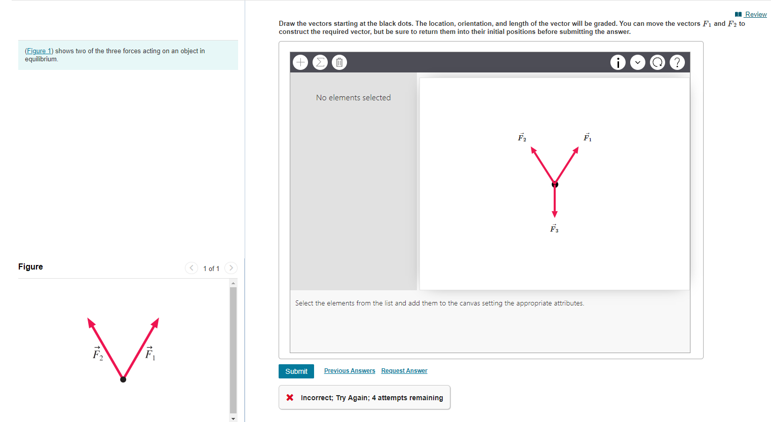 Solved X Incorrect; Try Again; 4 attempts remaining | Chegg.com