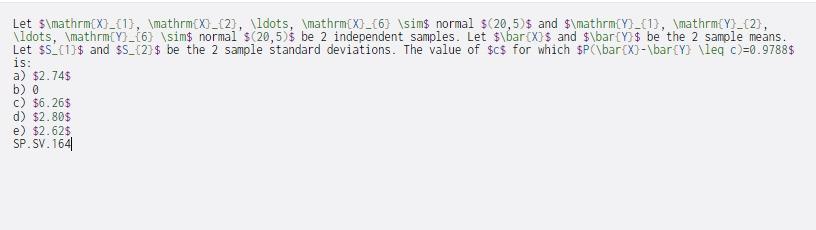 Solved Let $\mathrm{X}_{1}, \mathrm{X}_{2}, \ldots, | Chegg.com