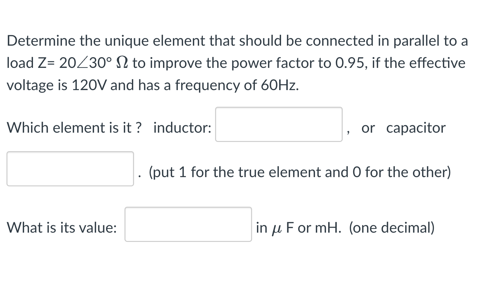 Solved Determine the unique element that should be connected | Chegg.com