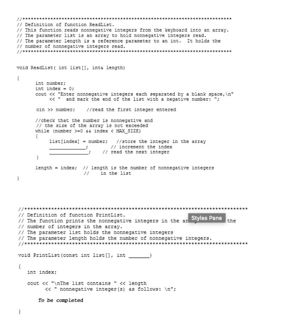 Solved //add the block comment for the program //-- #include | Chegg.com