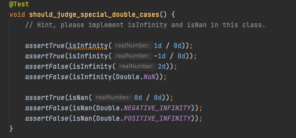 Solved Java question on using API to implement isNan | Chegg.com