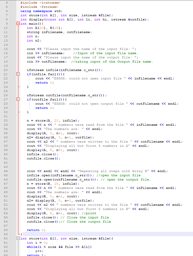 Solved \#include \#include using namespace std; int | Chegg.com