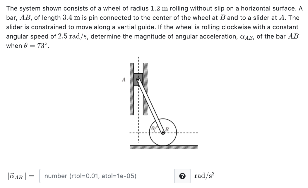 Solved The system shown consists of a wheel of radius | Chegg.com