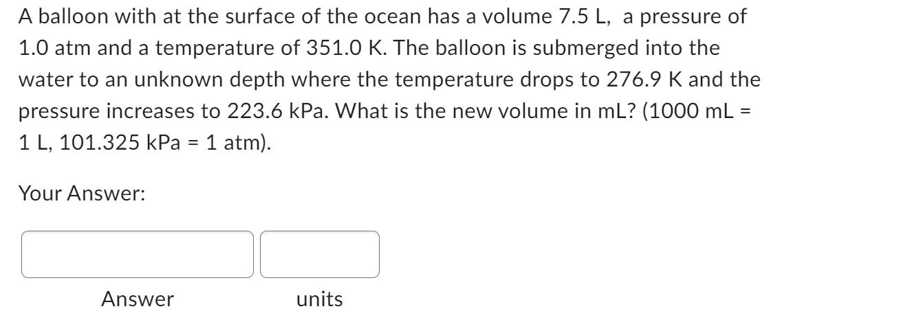 Solved 7.0 L of O2 reacts with excess H2 to form H2O | Chegg.com