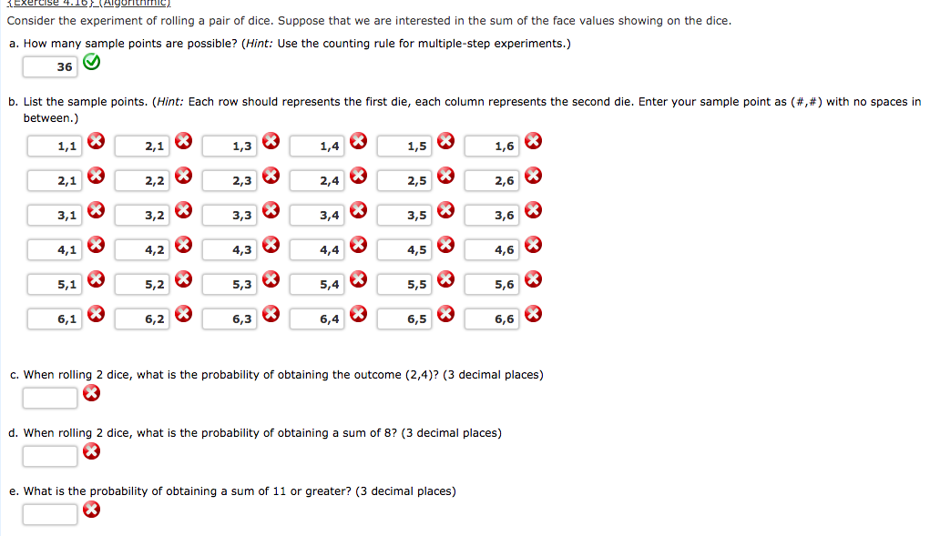 Solved Exercise 4.16}_{Algorithme). Consider the experiment | Chegg.com Solved Exercise 4.16}_{Algorithme). Consider the experiment | Chegg.com