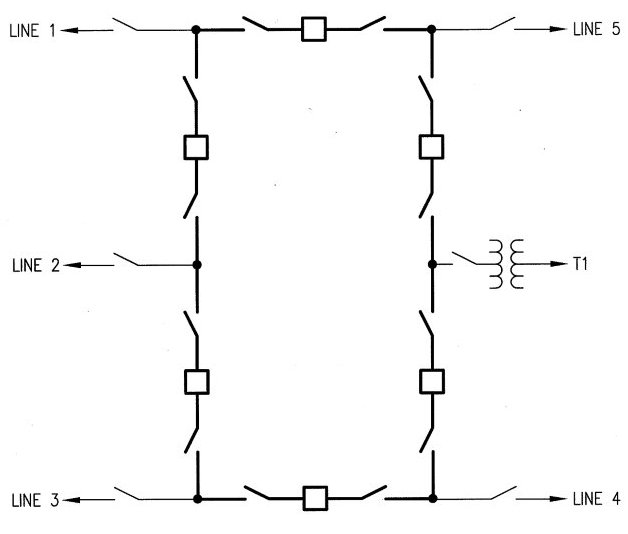 Solved For the ring bus arrangement below draw on the | Chegg.com