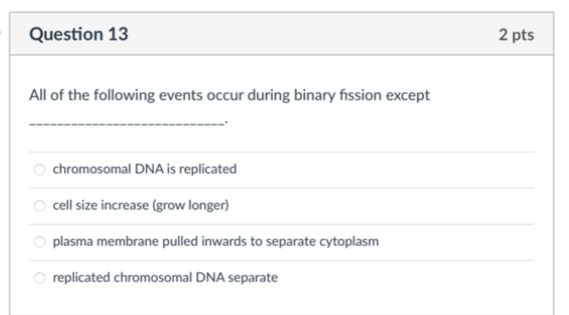 Solved All of the following events occur during binary | Chegg.com