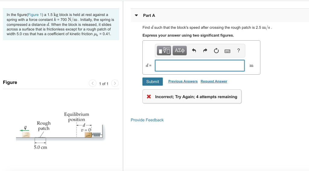 Solved In the figure(Figure 1) a 1.5 kg block is held at | Chegg.com