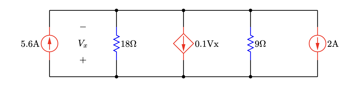 Solved Calculate the variables in the following circuit: | Chegg.com