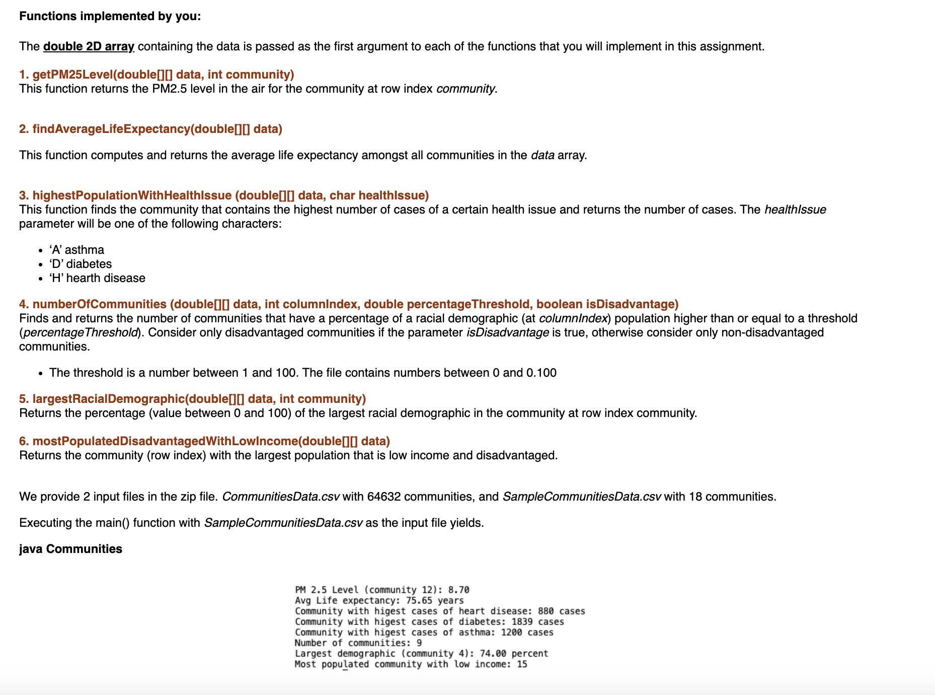 Solved We provide a zip file in Autolab containing | Chegg.com