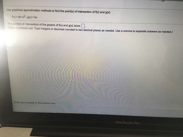 Solved Use graphical approximation methods to find the | Chegg.com