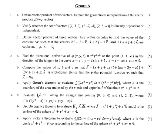Solved 1. a. Define vector product of two vectors. Explain | Chegg.com