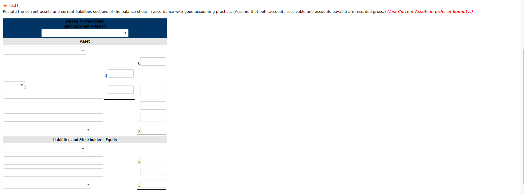 Solved Exercise 5-9 (Part Level Submission) The current | Chegg.com