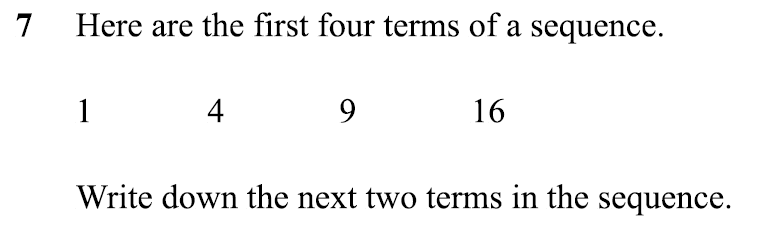 Solved Here Are The First Four Terms Of A Sequence 1 4 9 16