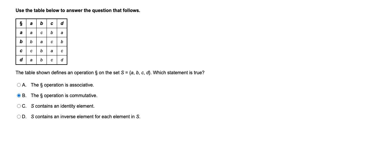 Solved Use the table below to answer the question that | Chegg.com