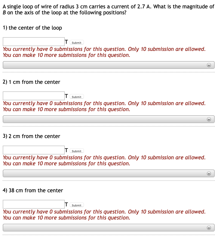 Solved A single loop of wire of radius 3 cm carries a | Chegg.com