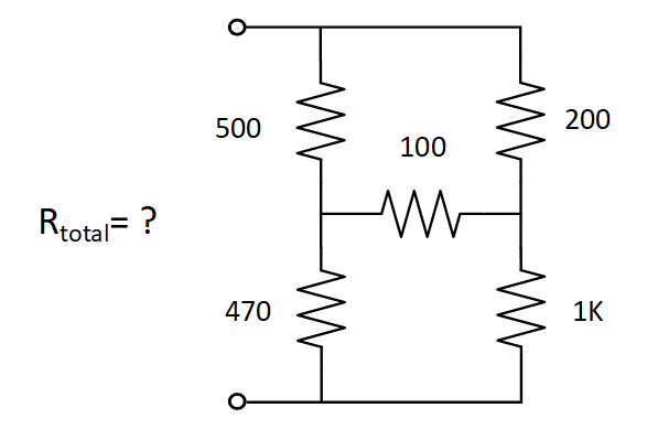 Solved We have a resistor network below , and we have | Chegg.com
