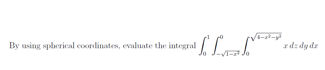 Solved Please show diagram to set up the bounds of integral | Chegg.com