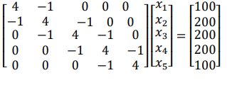 Solved Apply LU decomposition for the tridiagonal system | Chegg.com