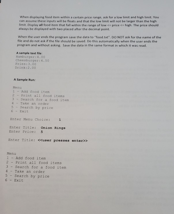 Solved For this lab you will need a dictionary that contains | Chegg.com