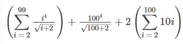 Solved Use properties of summations to combine the below | Chegg.com
