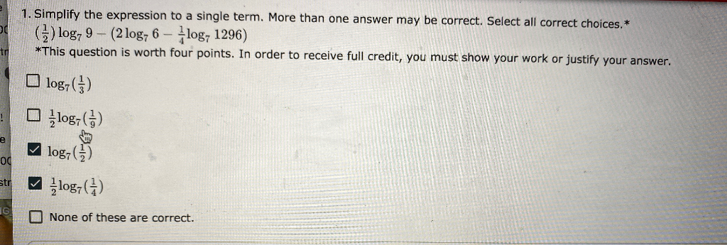 Solved Simplify the expression to a single term. More than | Chegg.com