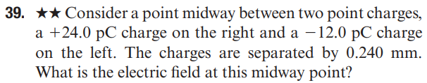 Solved ****** ﻿Consider a point midway between two point | Chegg.com