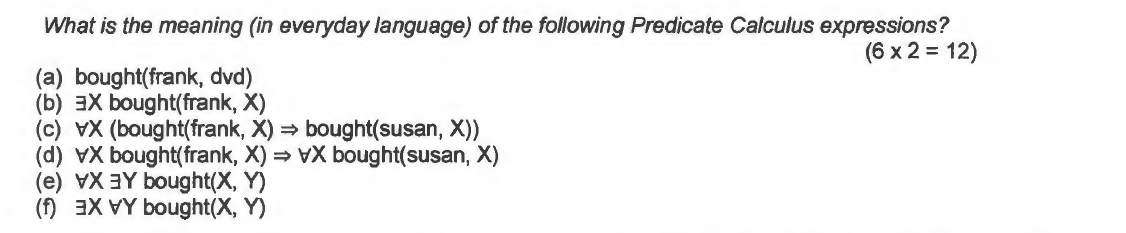 Solved What is the meaning (in everyday language) of the | Chegg.com