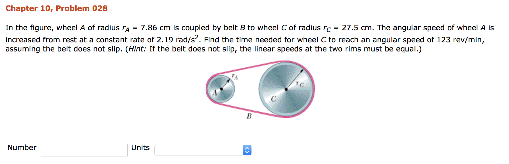 Solved Chapter 10, Problem 028 In the figure, wheel A of | Chegg.com