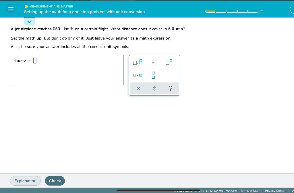 Solved MEASUREMENT AND MATTER = Setting up the math for a | Chegg.com