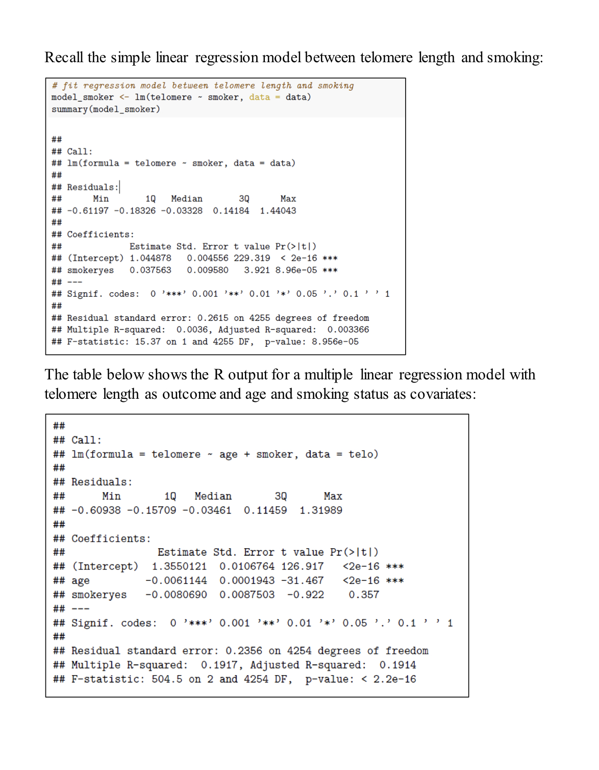 Solved PUBHLTH 500 Week \#13 Biostatistics Homework Answer | Chegg.com
