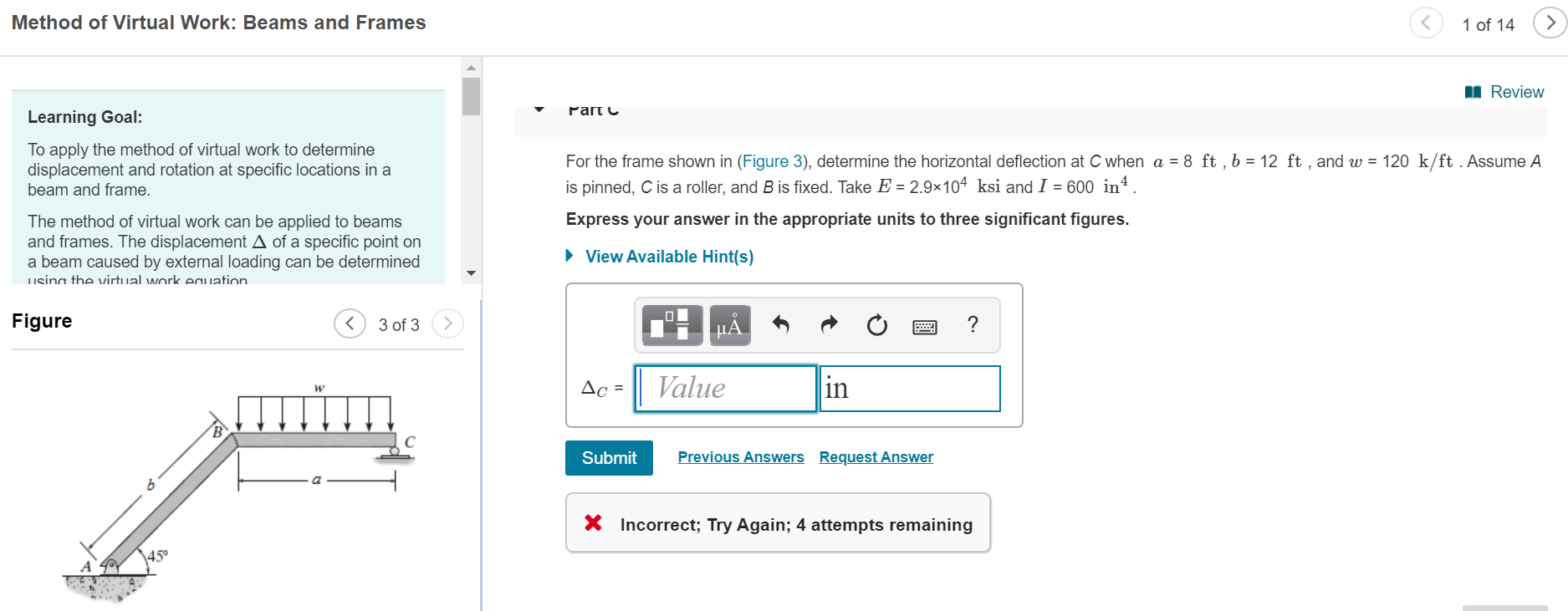 Solved Method of Virtual Work: Beams and Frames | Chegg.com