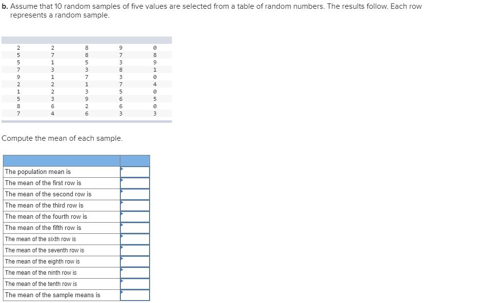Solved Appendix B4 Is A Table Of Random Numbers That Are 