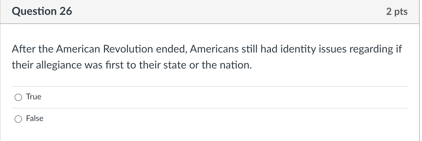 Solved Question 26 2 pts After the American Revolution | Chegg.com