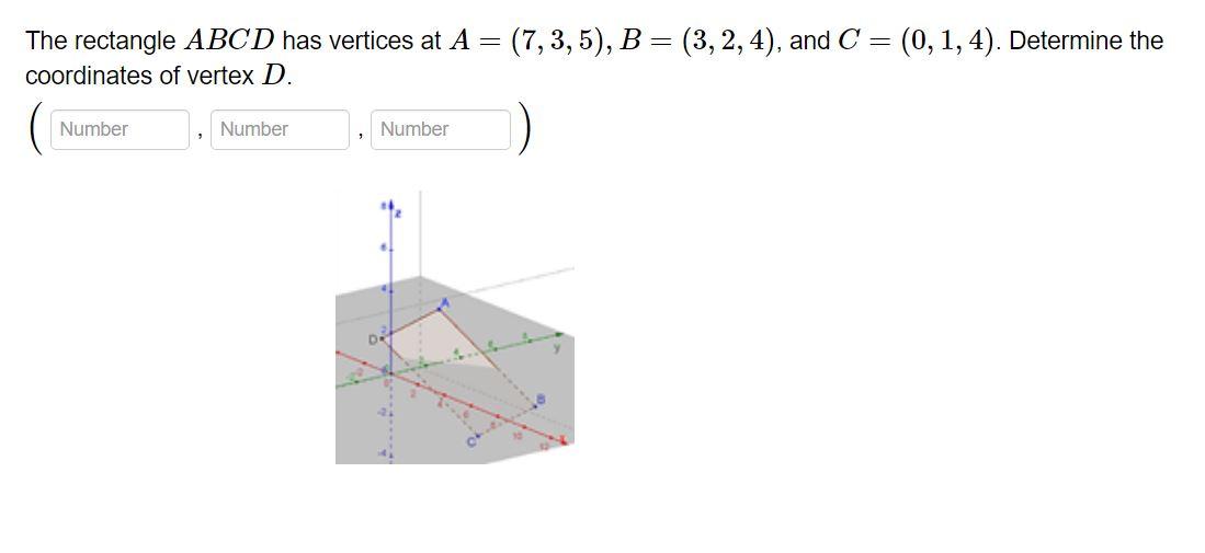 Solved The rectangle ABCD has vertices at | Chegg.com