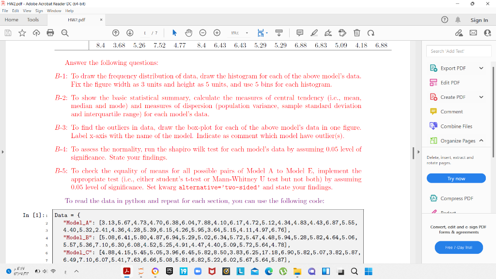 Solved - х HW2.pdf - Adobe Acrobat Reader DC (64-bit) File | Chegg.com