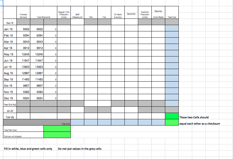 Solved I must complete the excel tables for a chase plan, | Chegg.com