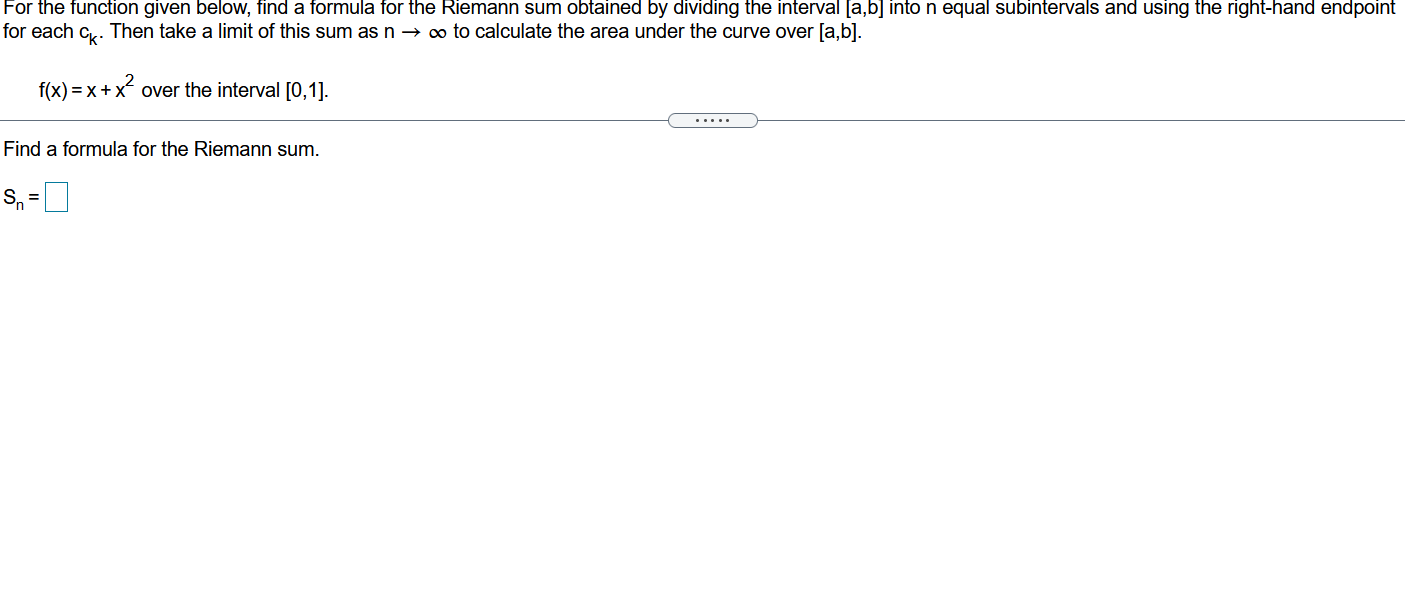 Solved For the function given below, find a formula for the | Chegg.com