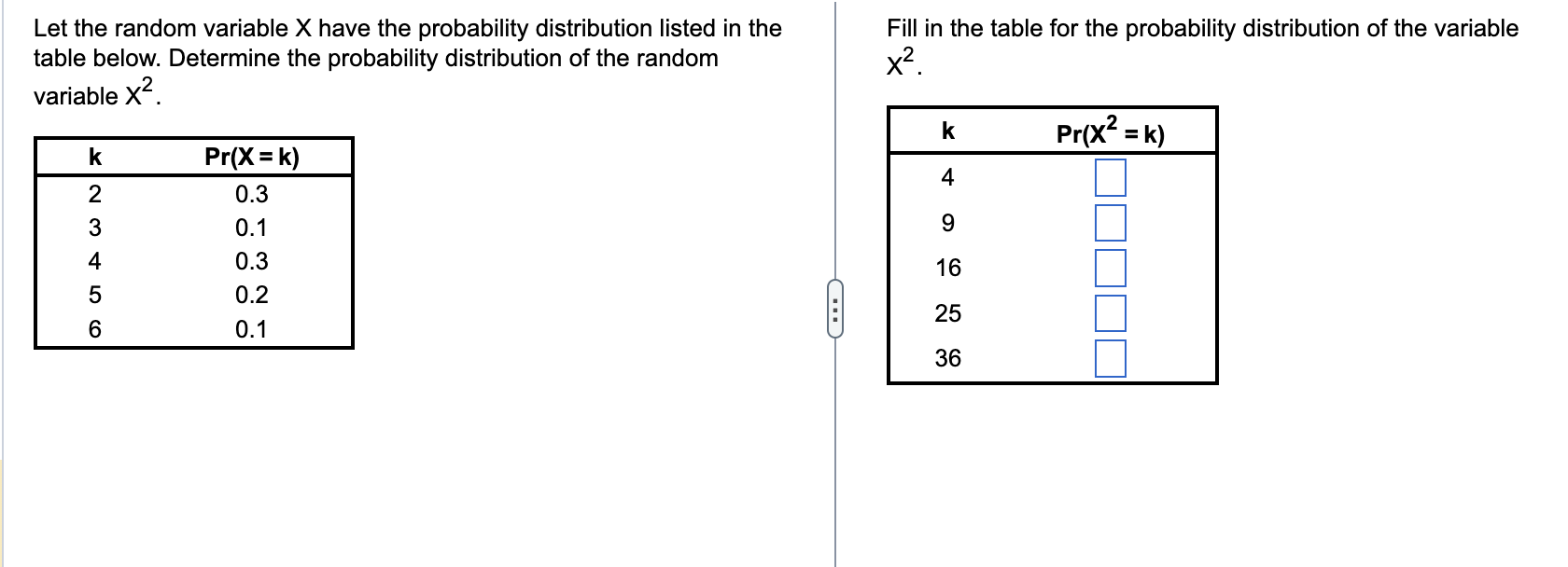 Solved Let the random variable X have the probability | Chegg.com