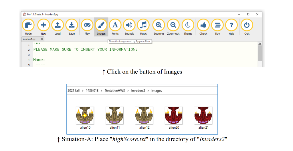 Solved Assignment 3 - Space Invaders Part 2 1. The first | Chegg.com