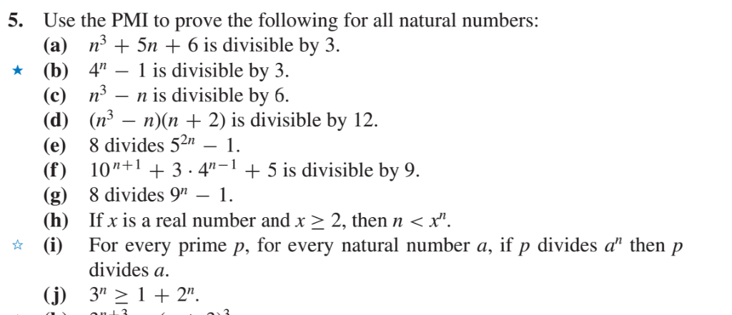 Solved 6. Use the Generalized PMI to prove the following. | Chegg.com